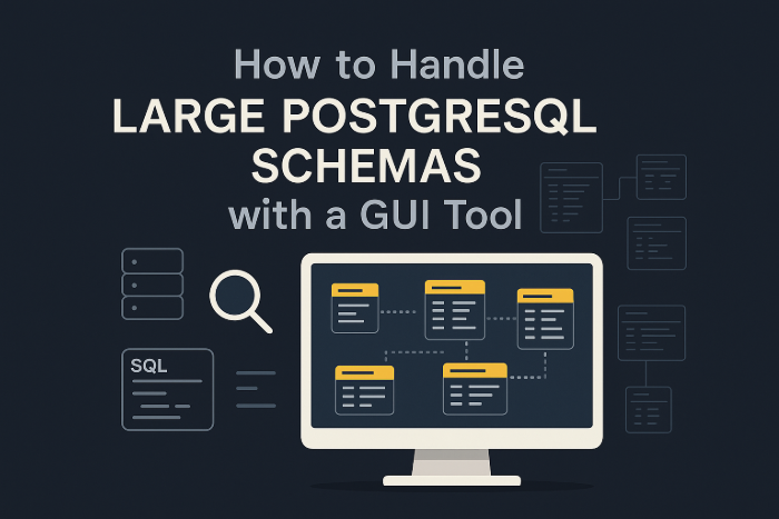 How to Handle Large PostgreSQL Schemas with a GUI Tool